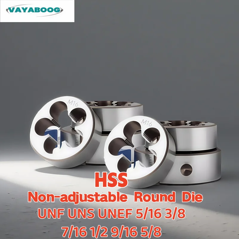 1PCS HSS American Round Dies UNF UNS UNEF U 5/16 3/8 7/16 1/2 9/16 5/8 ...