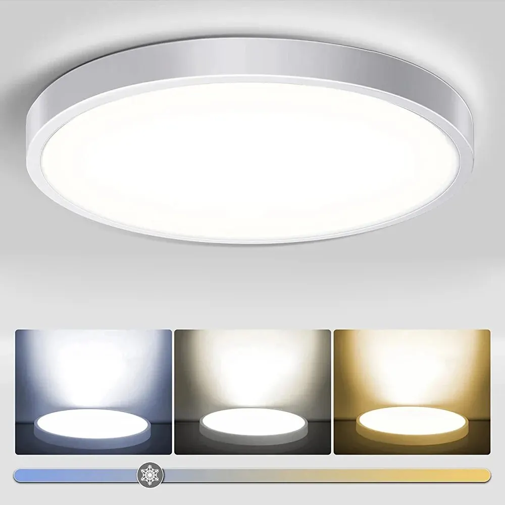 Ultra-thin-LED-Ceiling-Lamp-Cold-White-24W-38W-48W-Flush-Mount-Lighting ...