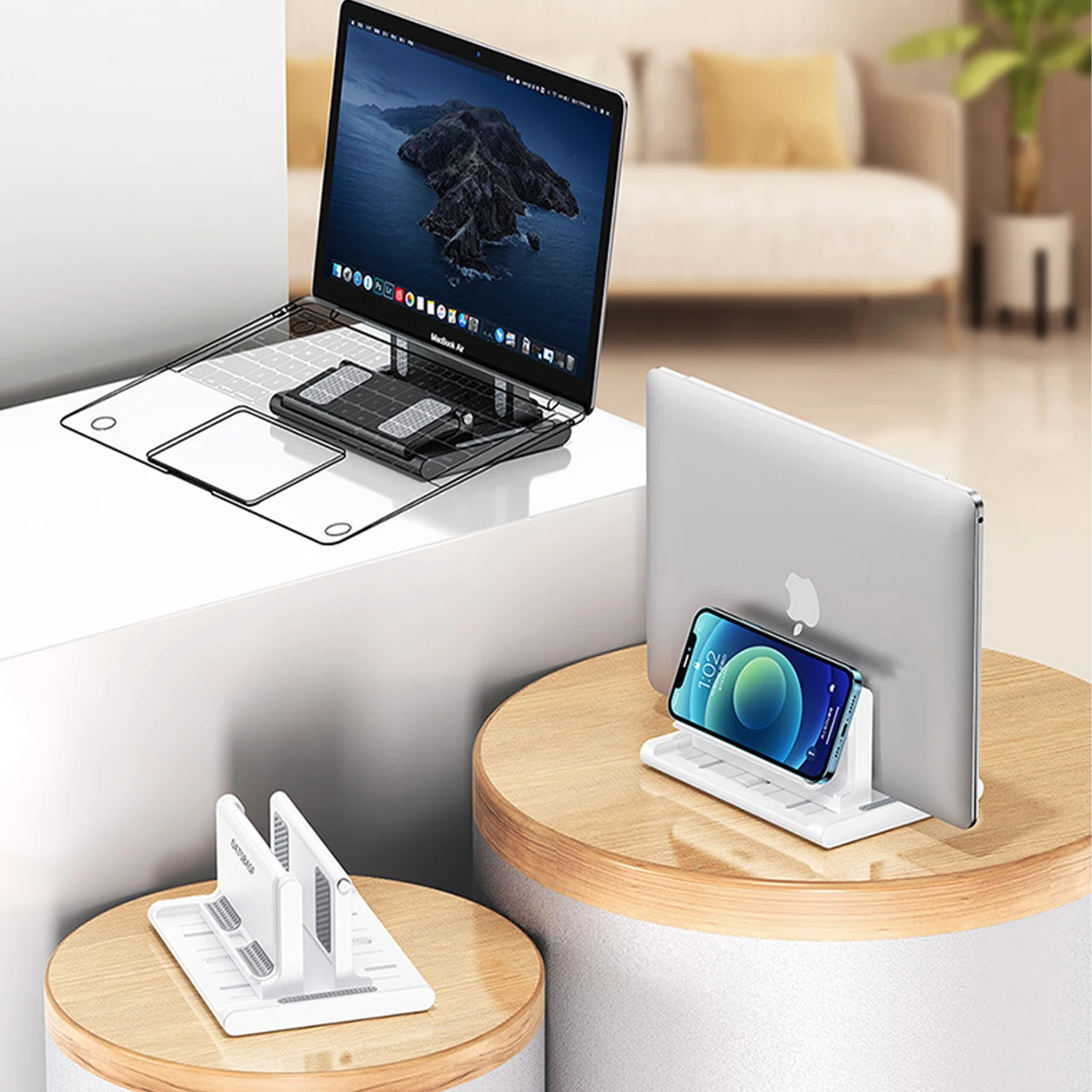 Vertical-Laptop-Stand-Tool-Free-Adjustable-Aluminum-Laptop-Stand-Holder ...