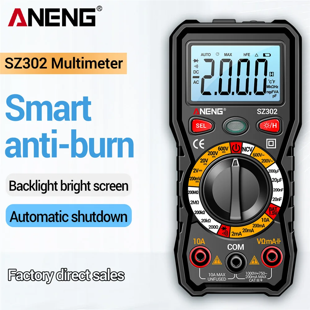 Luminous Display Tester Tools | Multimeter Digital Induction - Sz302 ...