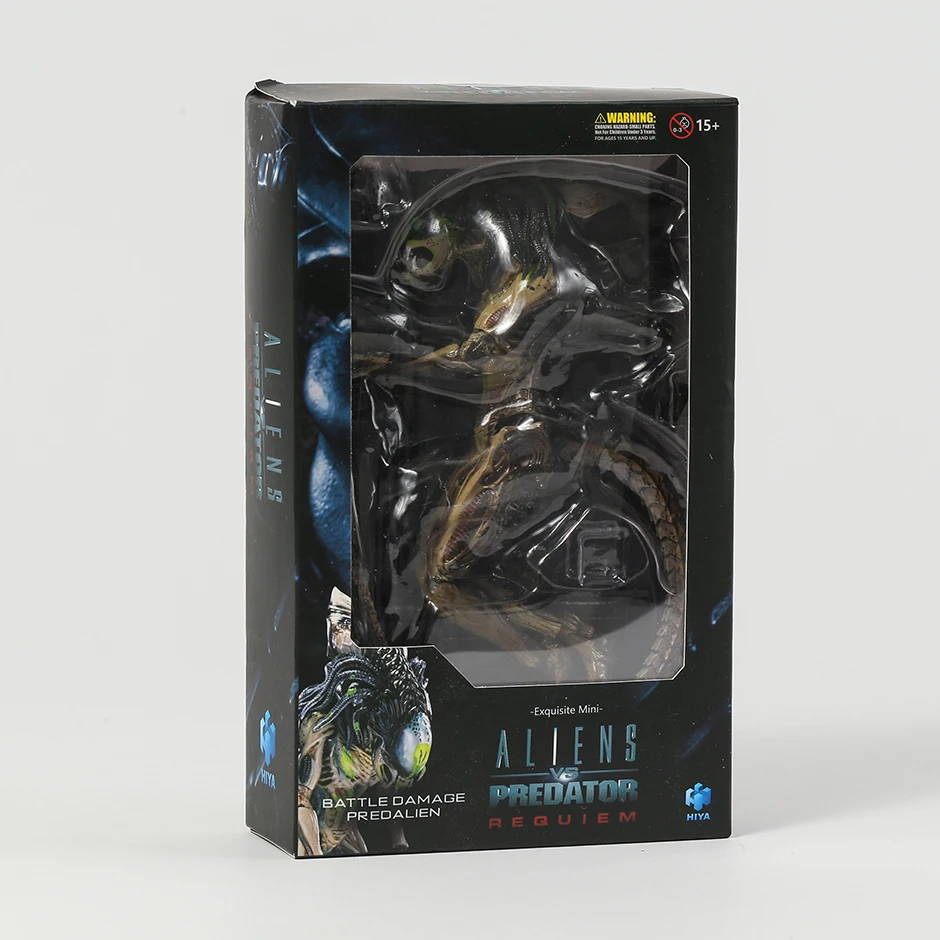 Hiya Toys AVP 2: Battle Damage Predalien 1:18 Scale 4 Inch Action ...