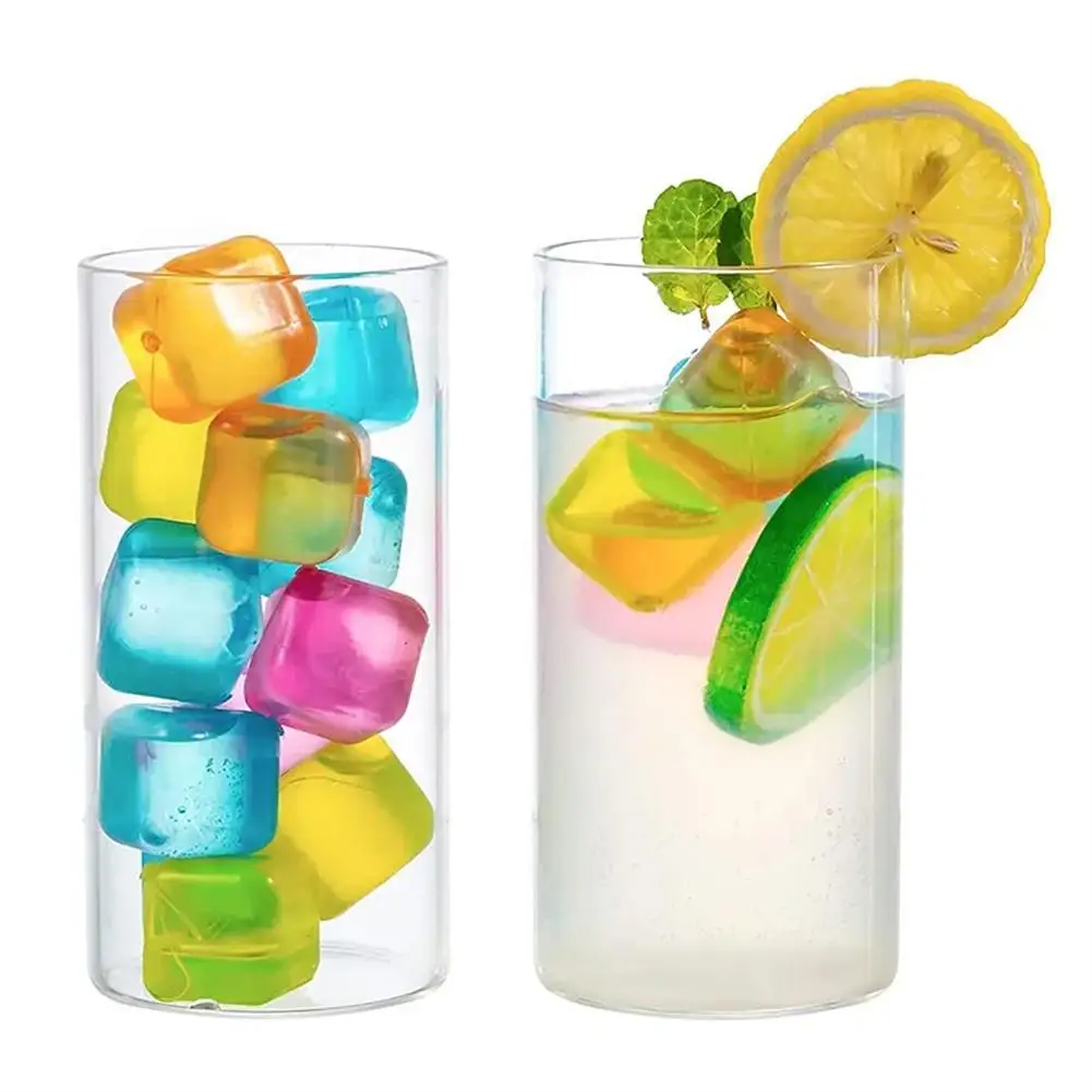 20pcs-Food-Grade-Refreezable-Ice-Cubes-Plastic-Non-Diluting-Ice-Cubes ...