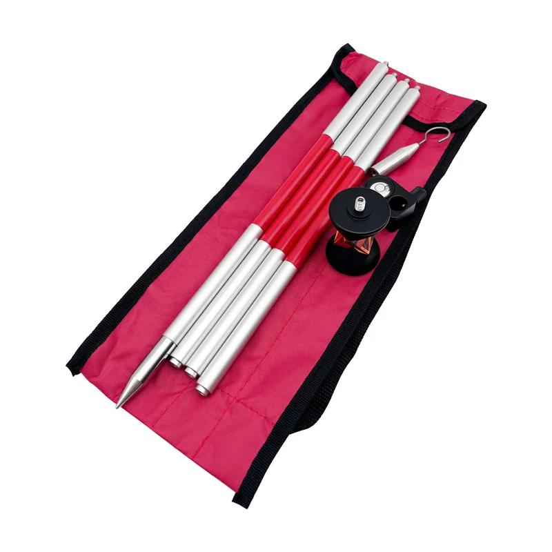 NEW 360 degree Mini Prism For LEICA SOKKIA NIKON Total Stations With 4 ...