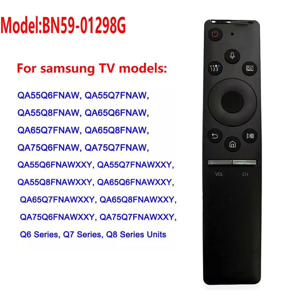 New-Voice-Bluetooth-Remote-Control-BN59-01298G-for-Samsung-Smart-TV-Fit ...