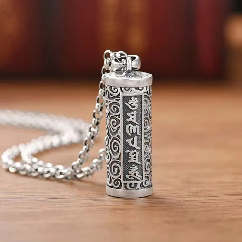 1Pcs-990-Pure-Silver-Pill-Case-Holder-Pill-Box-Waterproof-Cylinder ...