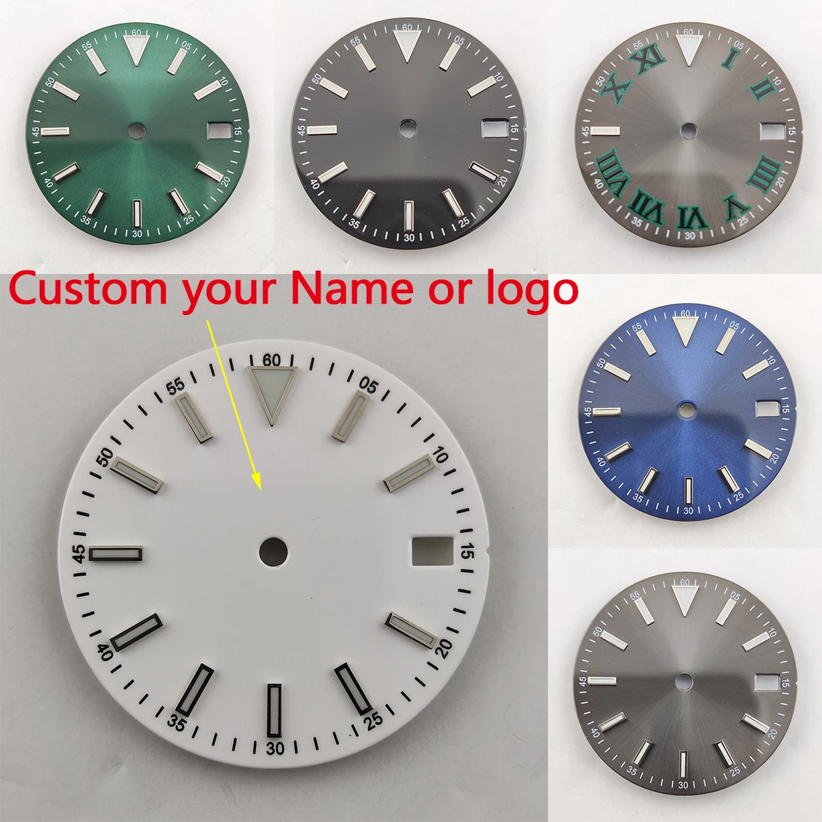 Roman Numeral Custom Logo | Nh35 Dial Roman Numerals | Nh36 Dial Roman ...