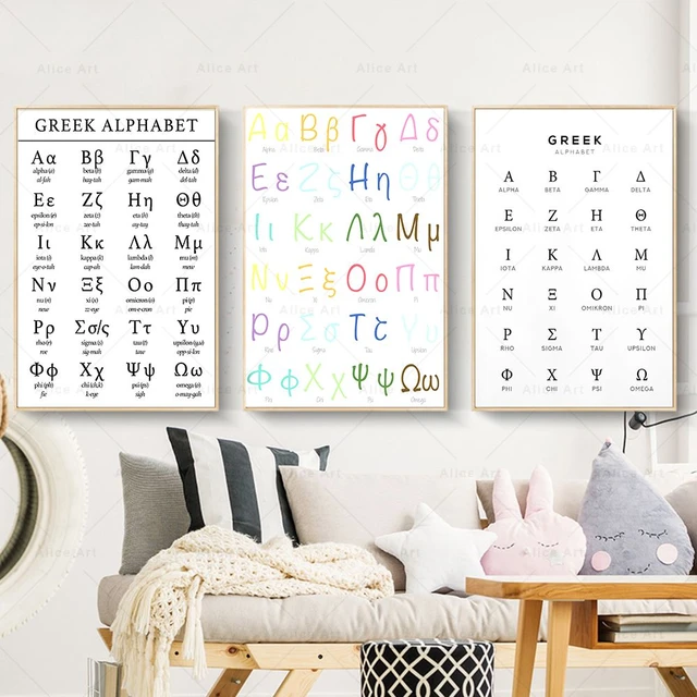 Greek Alphabet For Kids