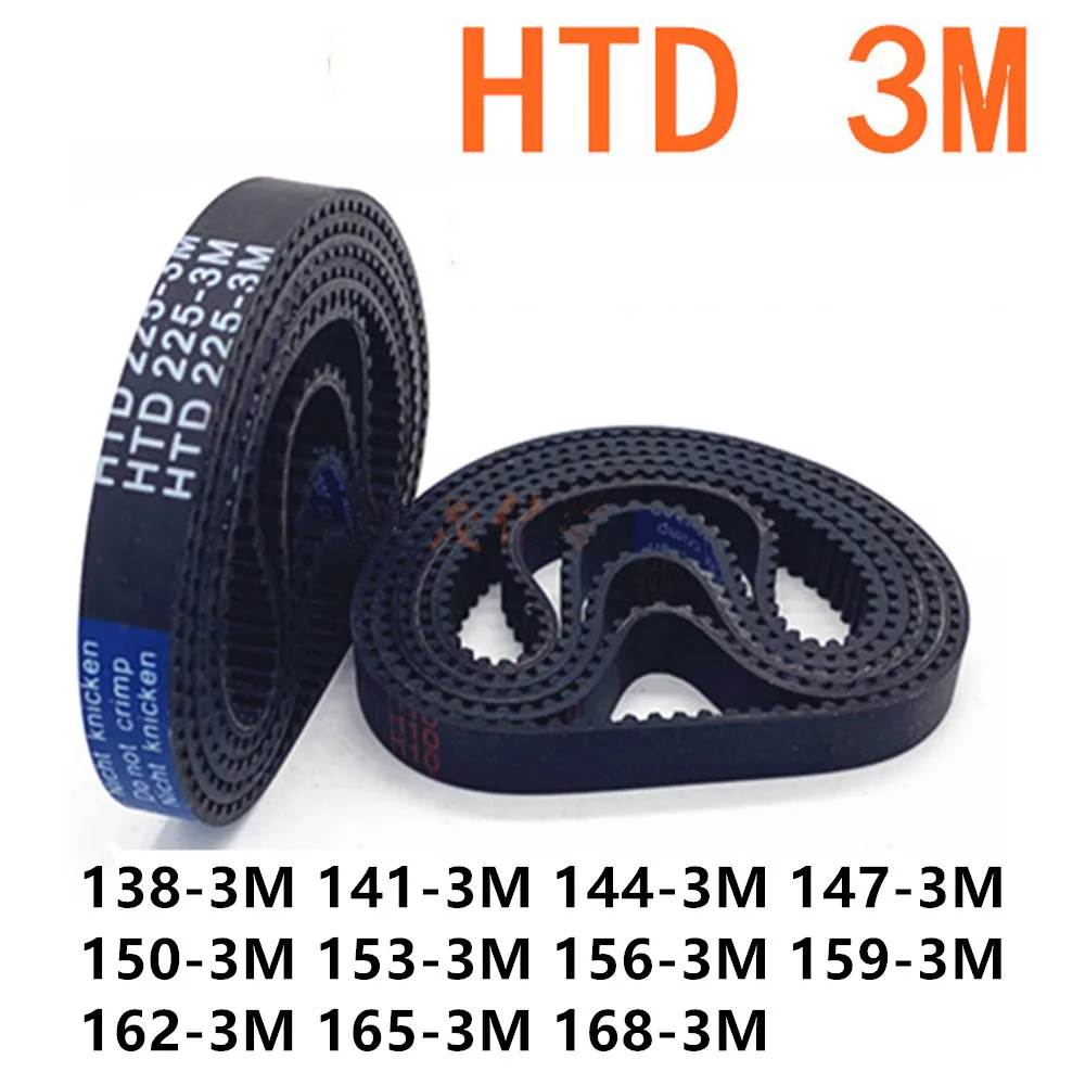 HTD3M-Timing-Belt-6mm-Width-138-141-144-147-150-153-156-159-162-165 ...