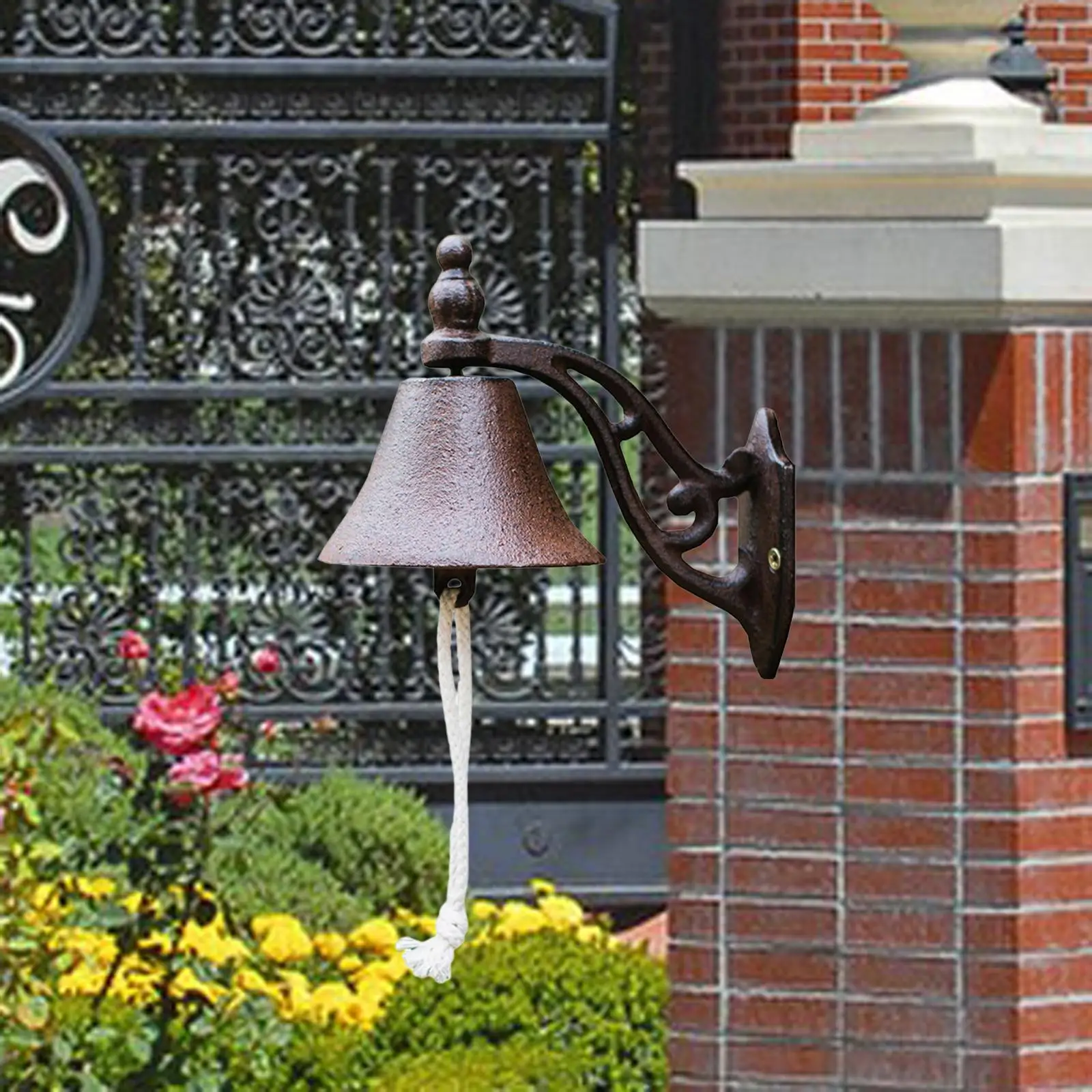 Porch-Dinner-Bell-Decorative-Antique-Style-Doorbells-Wall-Mounted ...