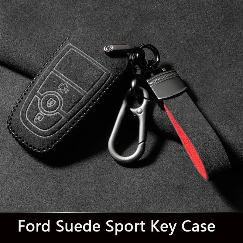 New-Luxury-High-quality-Fashion-Sports-Suede-Key-Case-Cover-For-Ford ...
