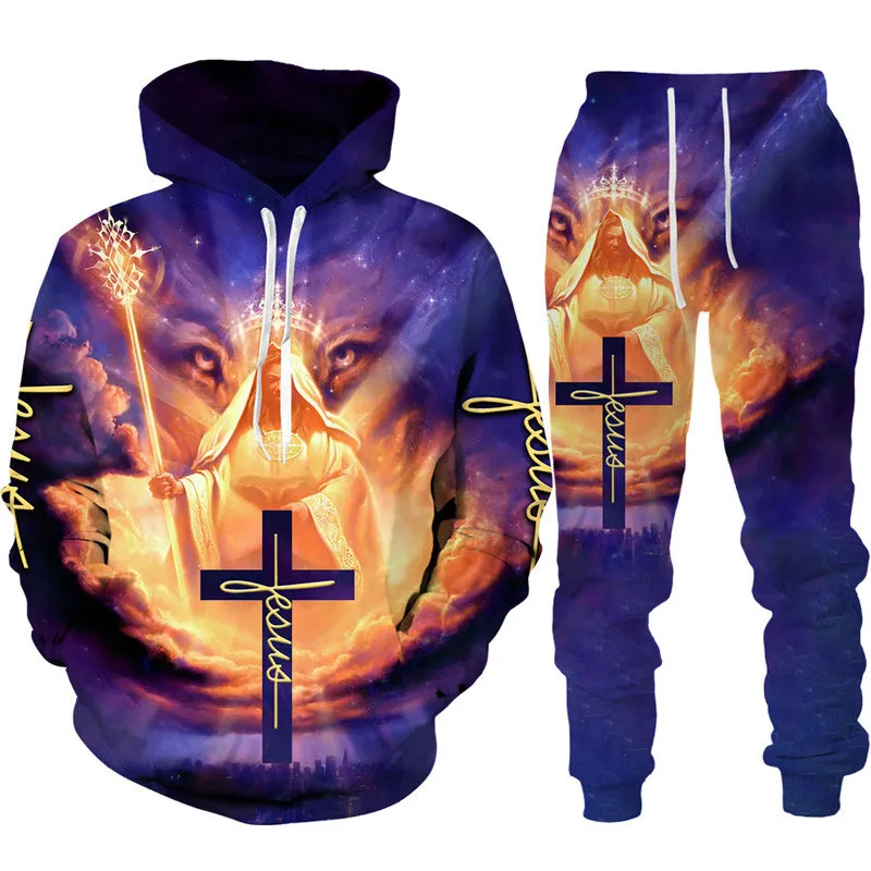 Two-Piece-Set-Christian-Bible-Faith-Jesus-God-Men-s-Hoodie-Suit-Cool-3D ...