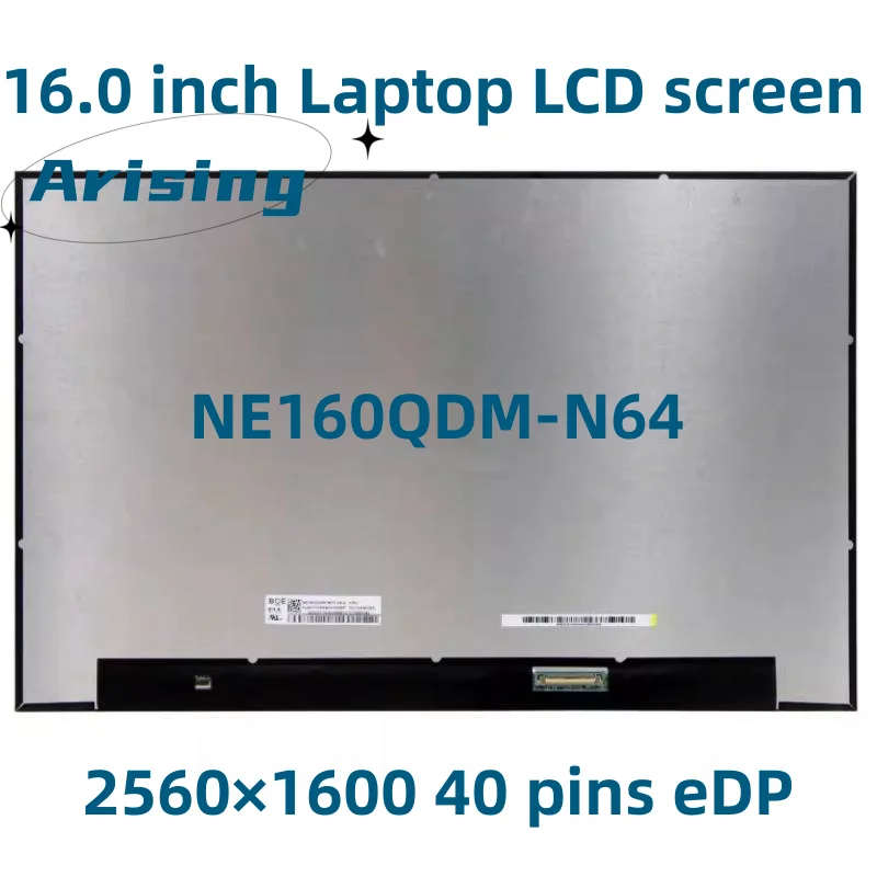 16-0-inch-2560-1600-Laptop-LCD-screen-NE160QDM-N64-Replacement-Display ...