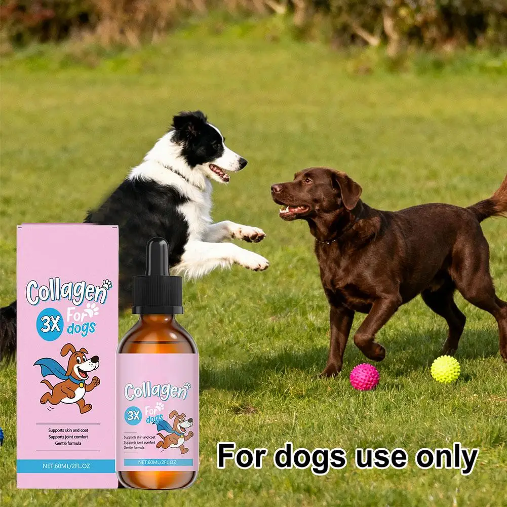 Liquid Collagen for Pets Joint Skin Digestion Health Easy Spray Formula ...