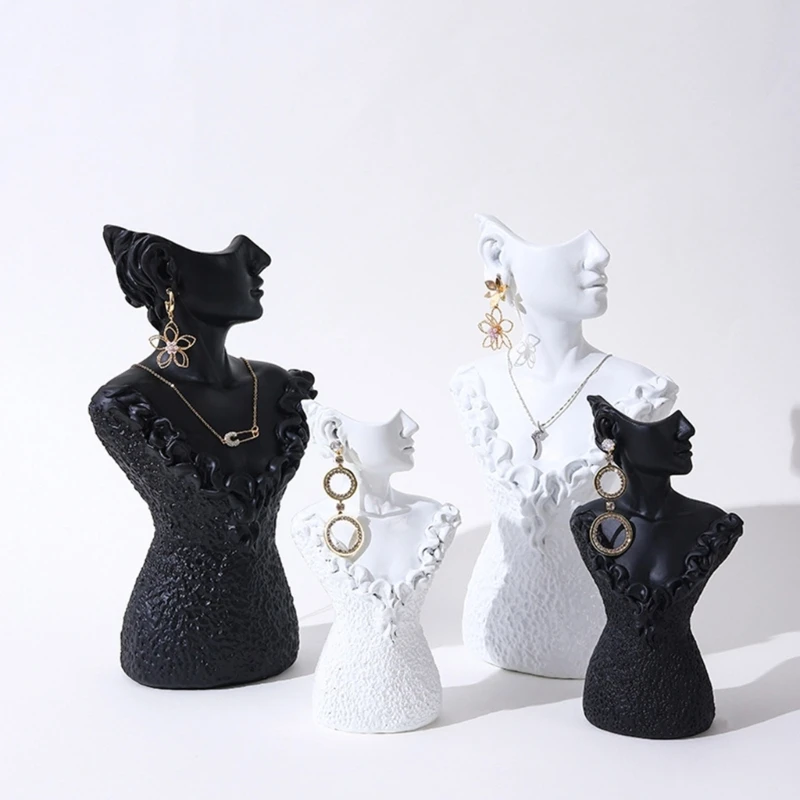 Boutique-Necklace-Jewelry-Display-Bust-Resin-Material-Necklace-Pendant ...