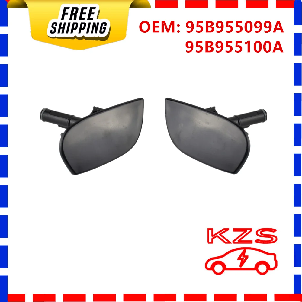 95B955099A-95B955100A-Car-Front-Bumper-Headlight-Washer-Jet-Nozzle ...