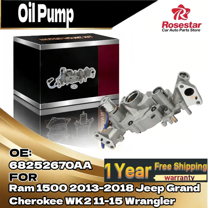 Wear-Resistant Engine Oil Pump 68252670AA for Ram 1500 & Jeep Wrangler ...