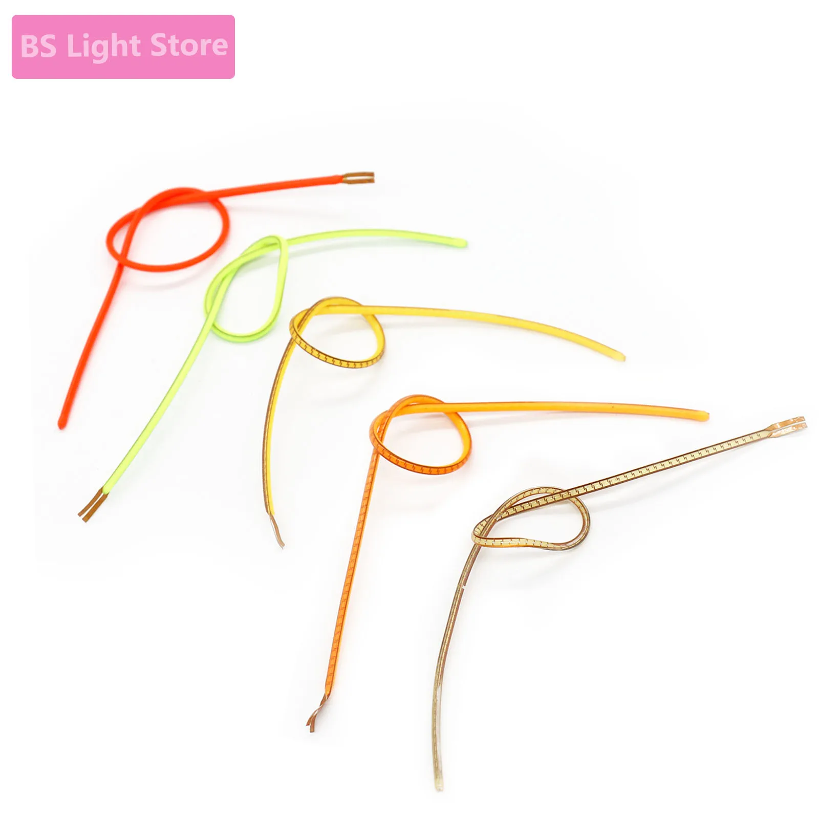 1pcs LED Filament Flexible Ice Blue Pink Red Blue Green White Warm DC3V ...