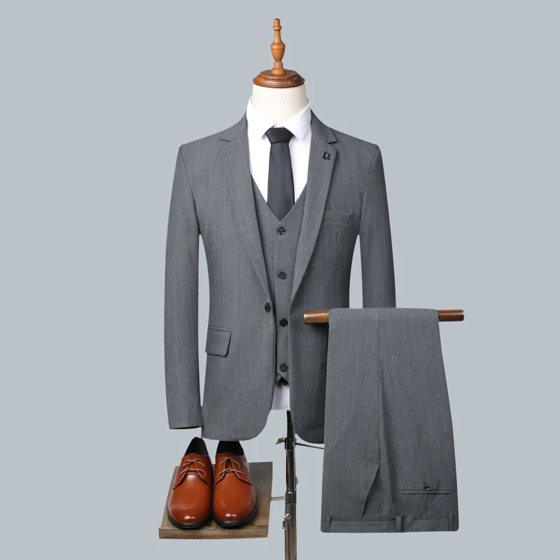 High-quality-Explosive-Men-s-Suit-Wedding-Casual-High-grade-Three-piece ...
