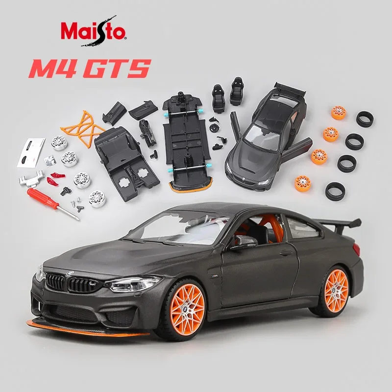 Maisto-1-24-bmw-m4-gts-montagem-vers-o-liga-modelo-de-carro-diecast ...