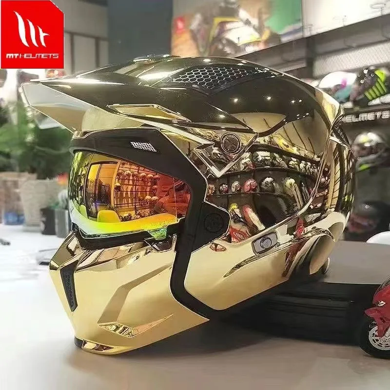 MT Street Fighter Motorcycle Helmet Detachable Combination ...