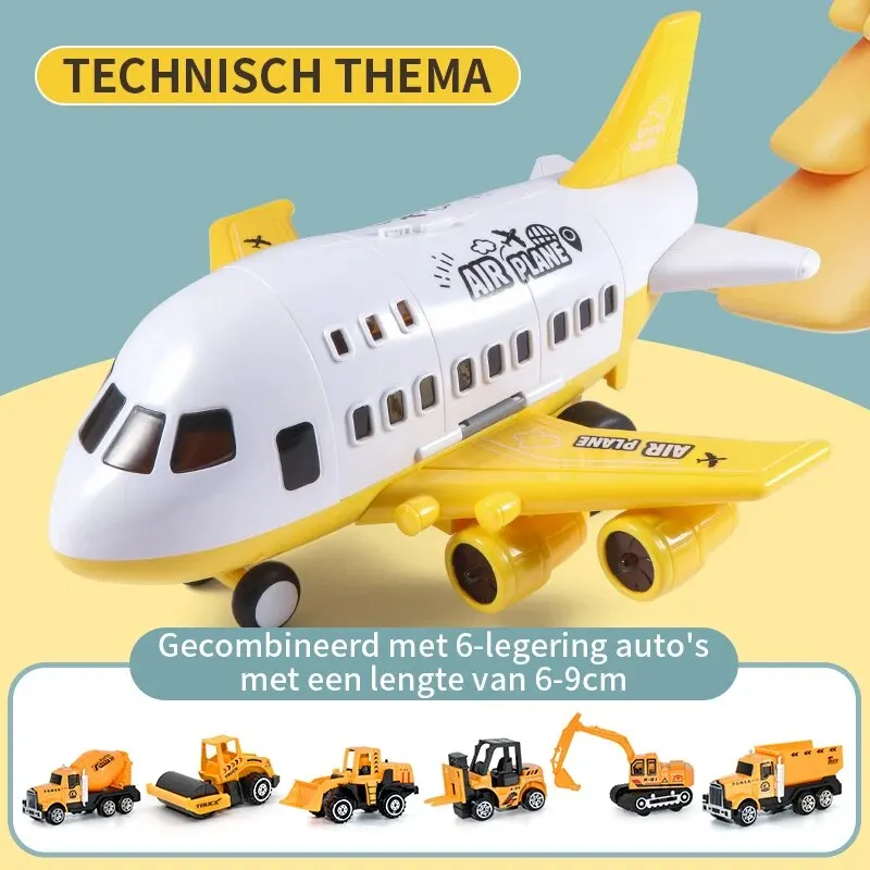 Deformable-Large-Aircraft-and-Engineering-Vehicle-Toy-Combination ...