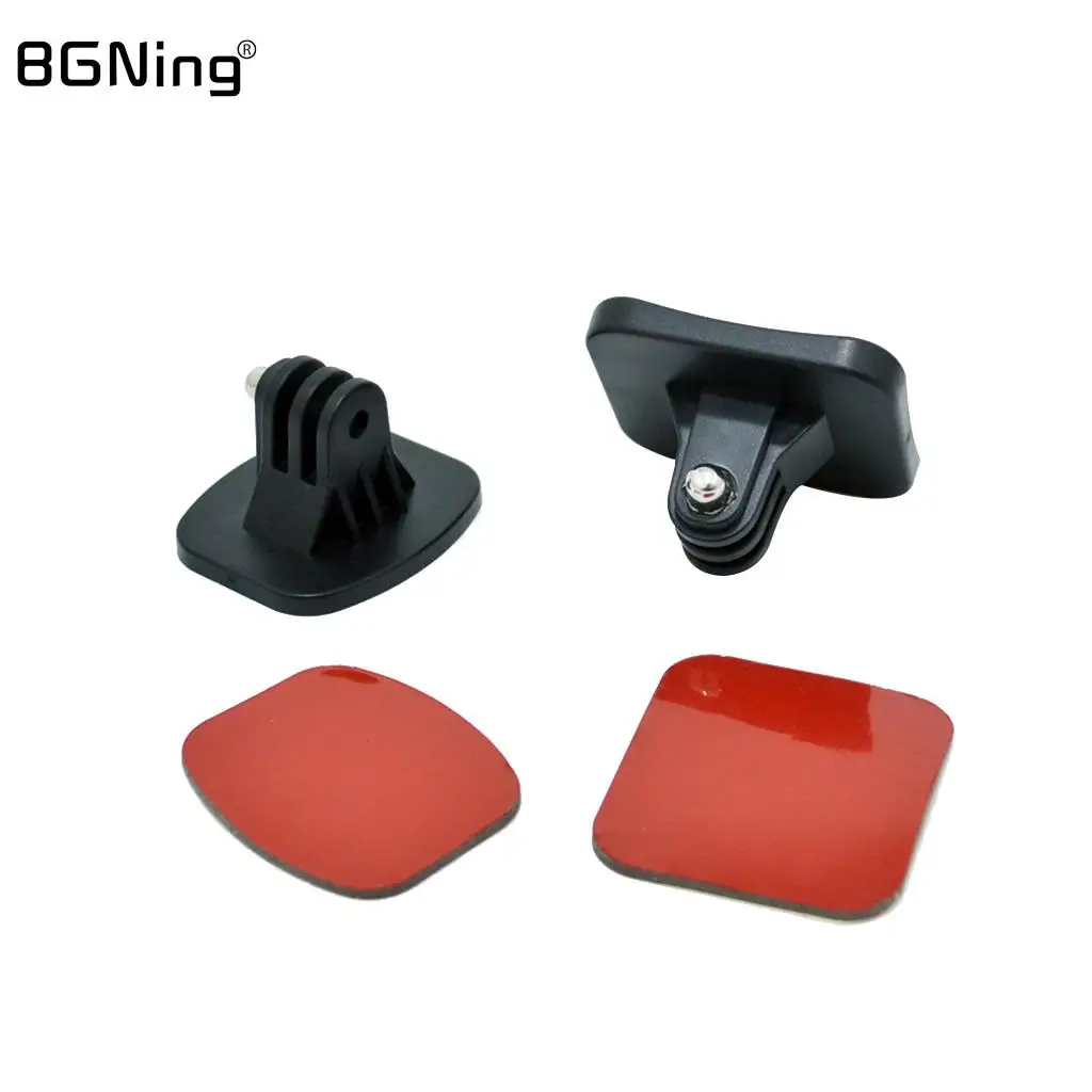 2pcs Flat Curved Helmet Base Mount Adhesive Sticker Mount for Gopro Max ...