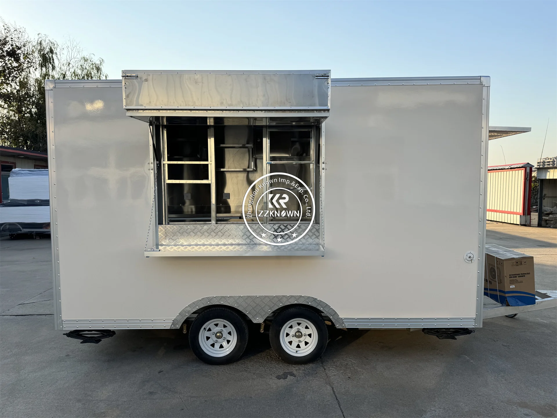 Outdoor Dessert Lemonade Gelato Cart Mobile Juice Bar Bubble Tea Food ...
