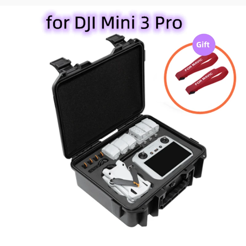 for DJI Mini 3 PRO Storage Case Portable Suitcase Hard Case Waterproof ...