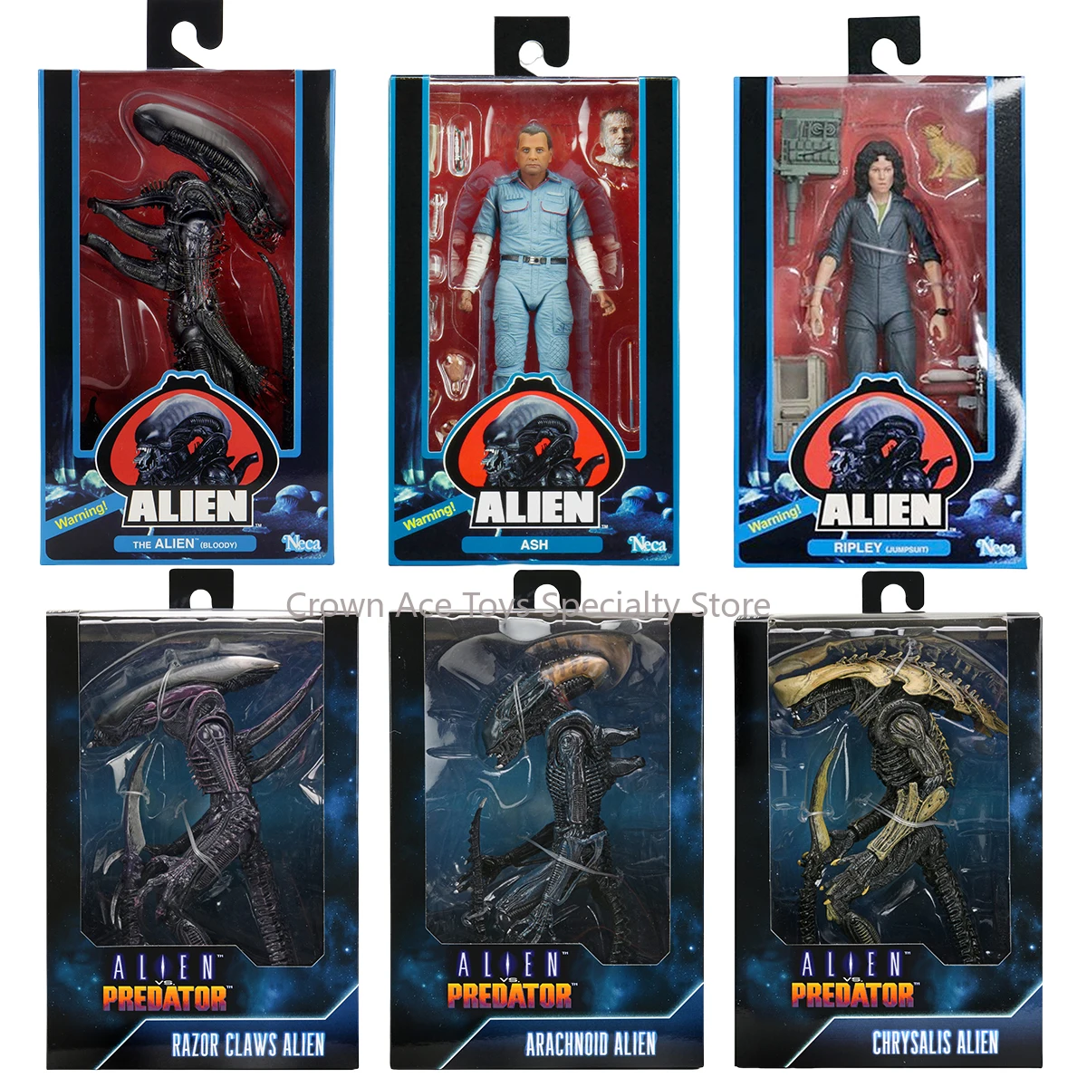 NECA-Aliens-Inspired-Wave-The-Alien-Kane-in-Spacesuit-Ash-Xenomorph ...