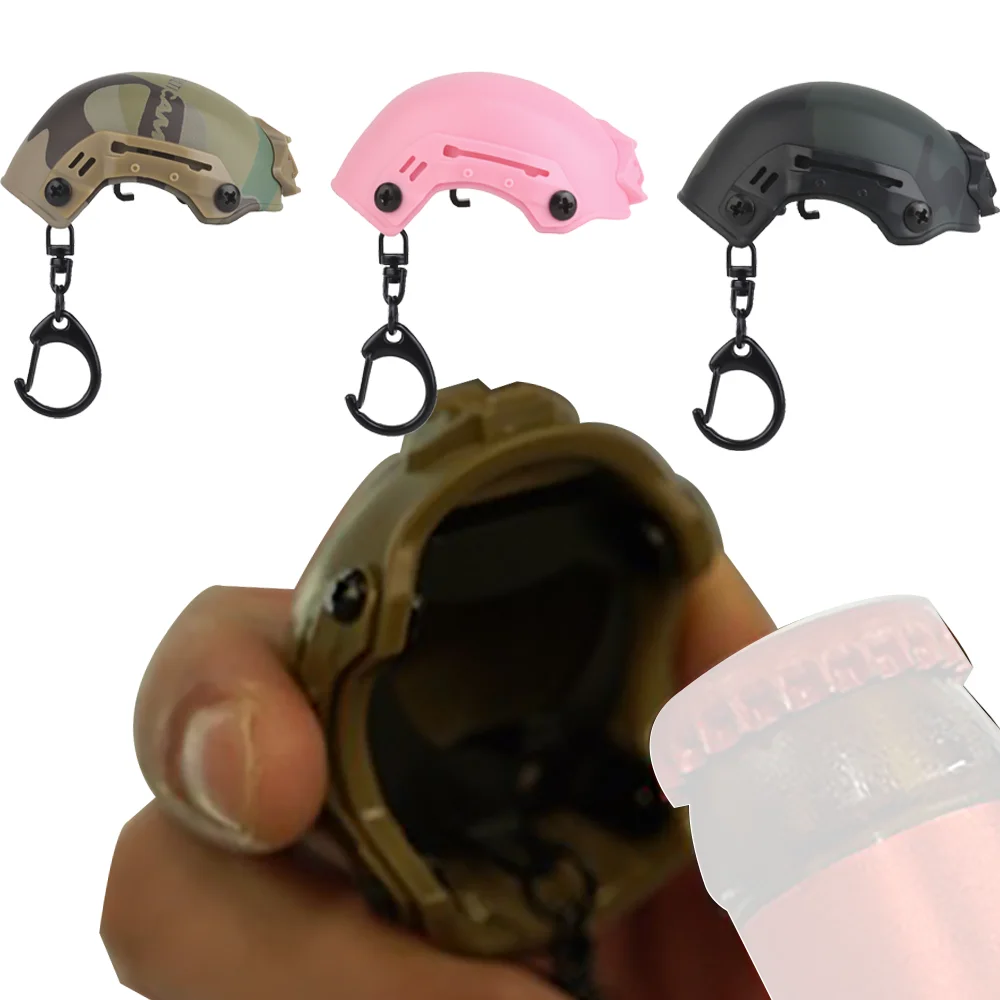 Mini-MK-Helmet-Keychain-Hiking-Camping-Bottle-Cap-Opener-Decrowner ...