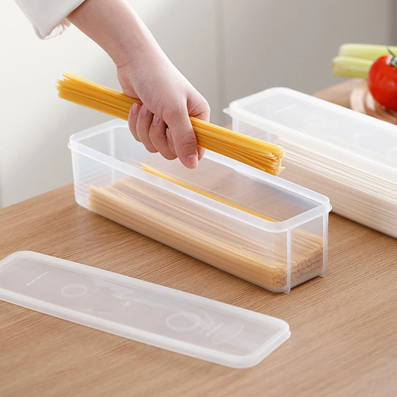 1Pc-Rectangular-Sealed-Pasta-Spaghetti-Box-Hermetic-Jar-Fruit-Plastic ...