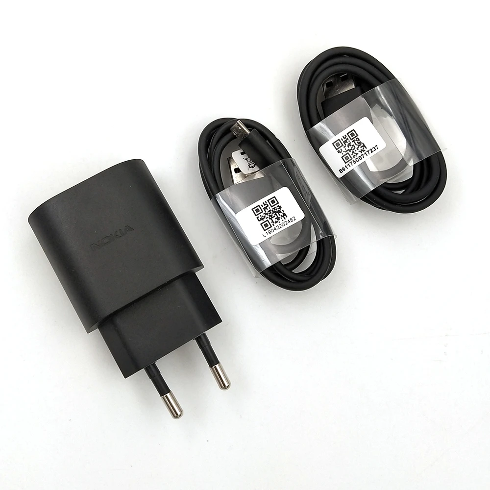 NOKIA Fast Charger 18W EU Power Adapter Micro USB/ประเภท C สายชาร์จ ...