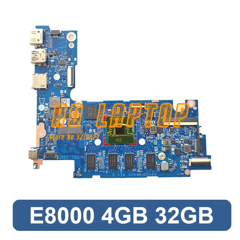 For HP Stream 11 ak Y0QC Laptop PC Motherboard Intel Atom x5 E8000 DDR4 ...