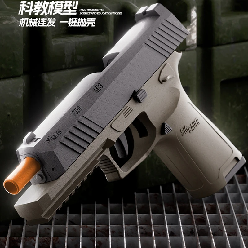 Soft-Bullet-Throw-Shell-Pistol-Gun-Dardos-de-lan-ador-manual-Air-Real ...