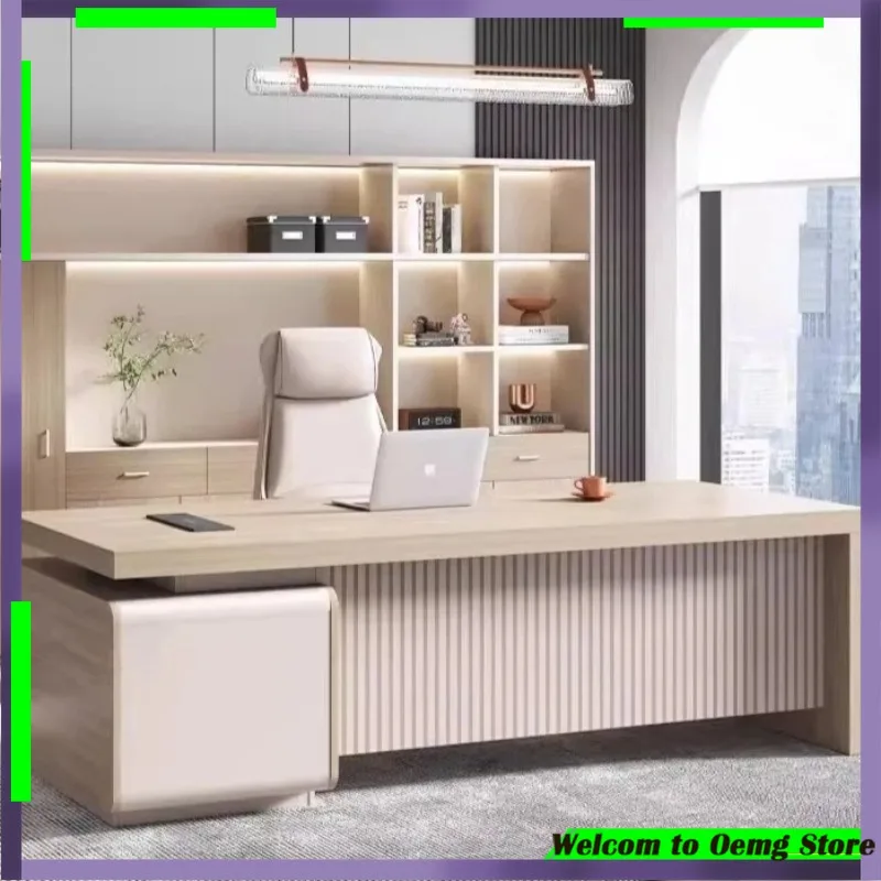 Modern European Floor Office Desk Standing Design Large Sedentary Table ...