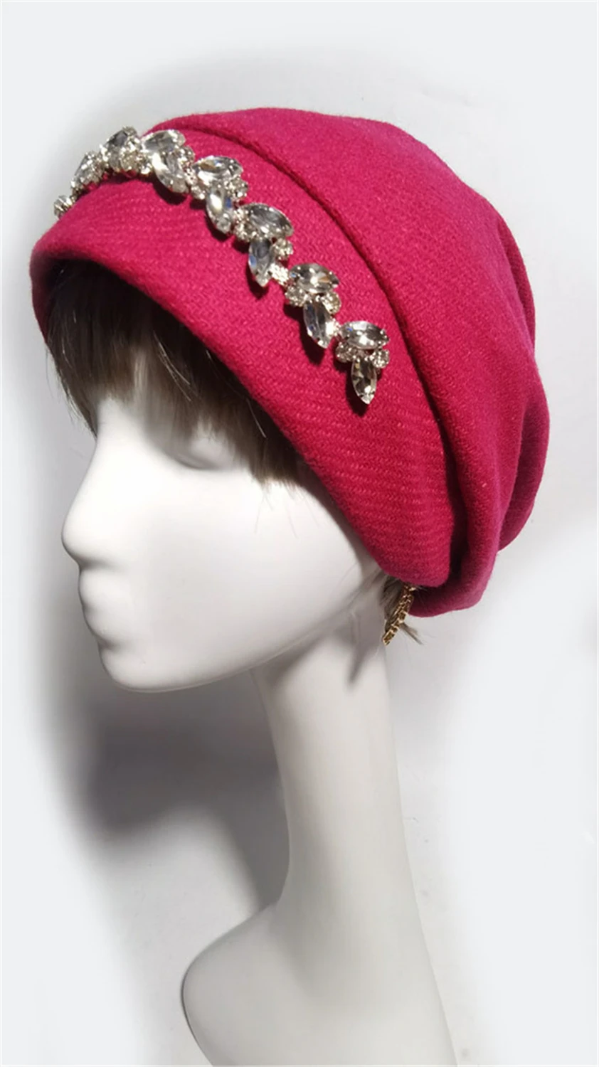 Winter Womens Hats Girls Bonnet Bohemia Caps Vintage Headpiece Medieval ...