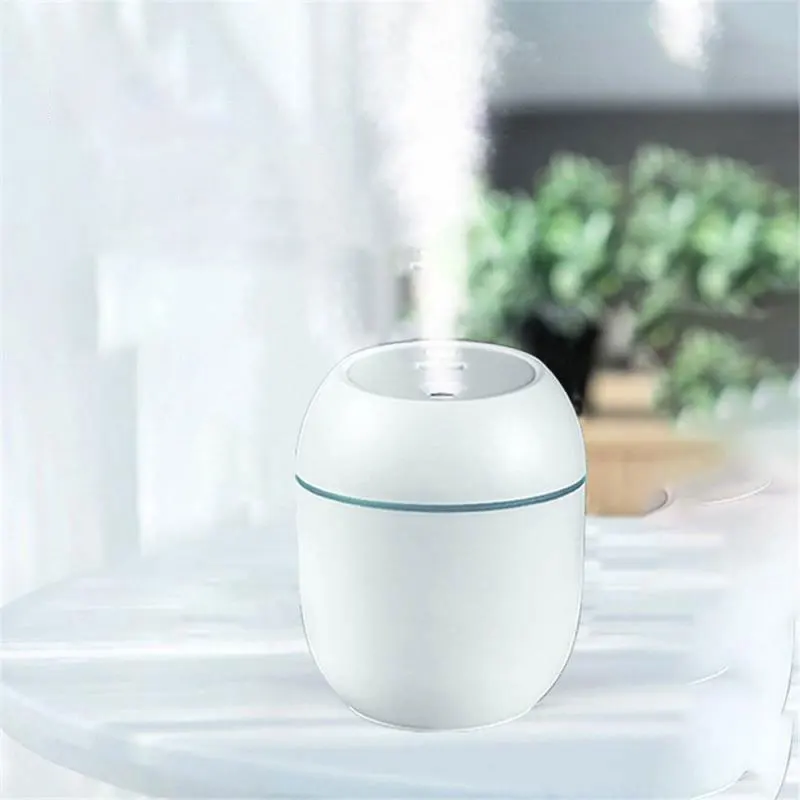 250ml Mini Ultrasonic Air Humidifier Aroma Essential Oil Diffuser For ...