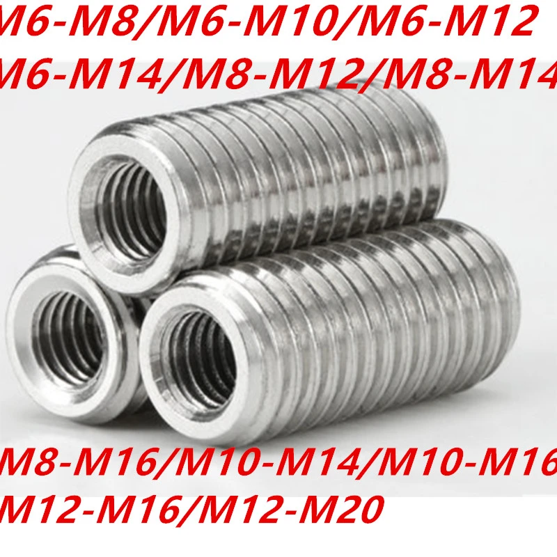 M6/M8M10 M20stainless steel 304 inside outside thread Adapter screw ...