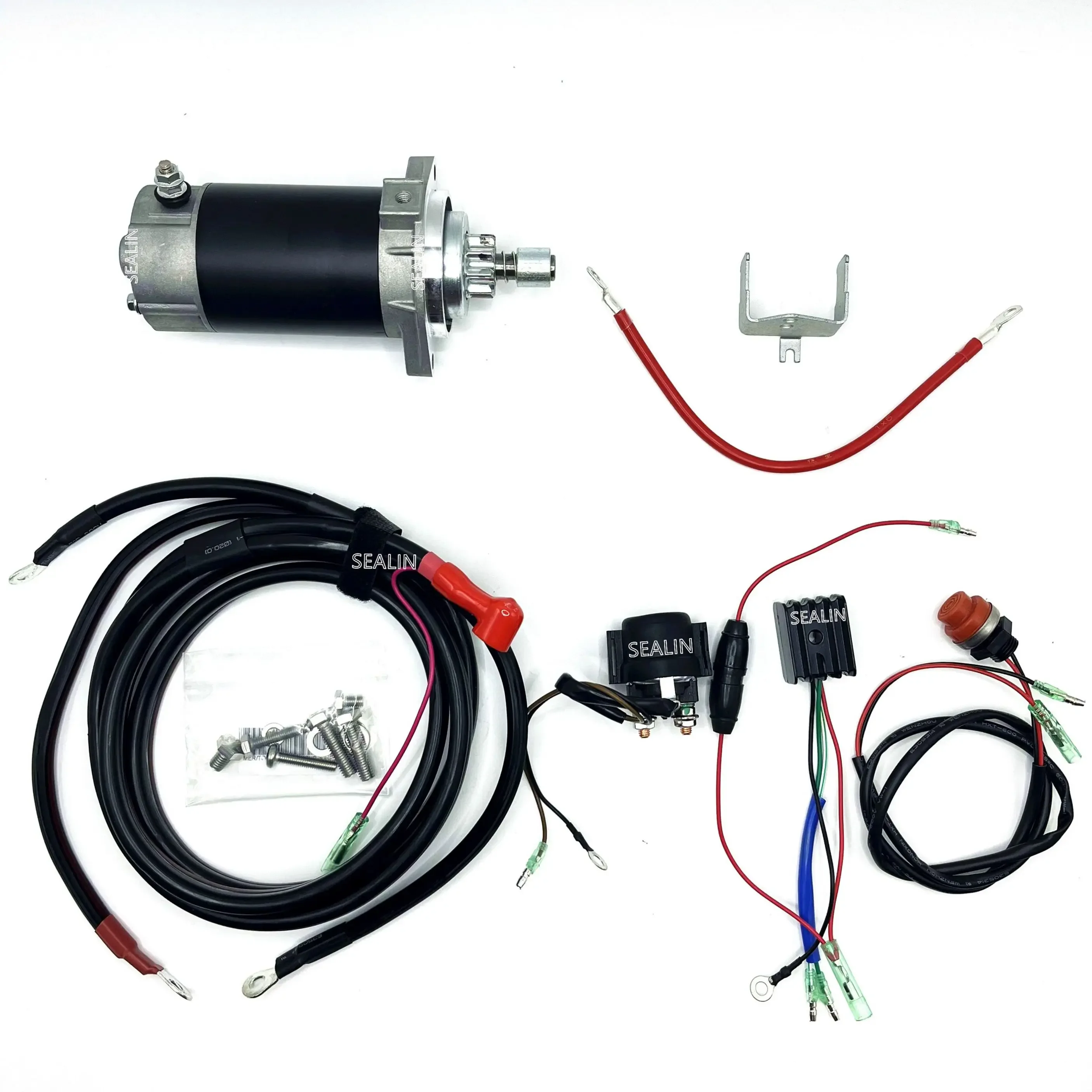 Electric-Start-Kit-for-Evinrude-15-Hp-4-Stroke-Outboard-Motor-Model ...