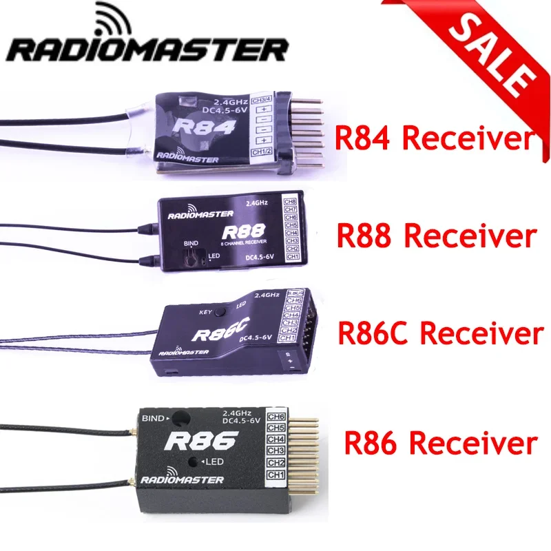 Radiomaster-R88-R86C-R86-R84-4CH-6CH-8CH-Receiver-Receptor-SBUS-RSSI ...