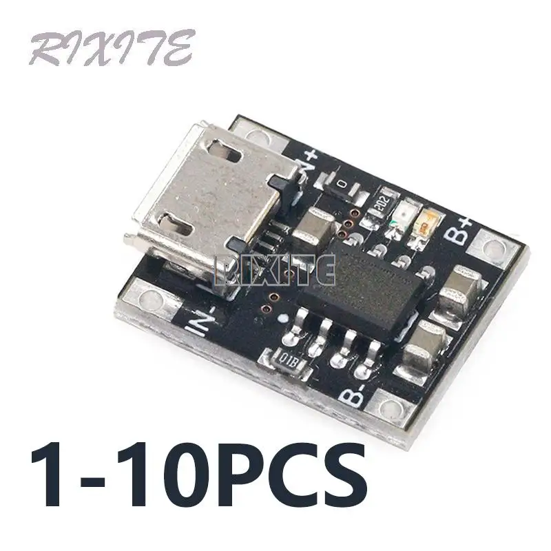 1-10PCS-Mini-Lithium-Battery-Charging-Module-1A-Charging-Plate-4056 ...