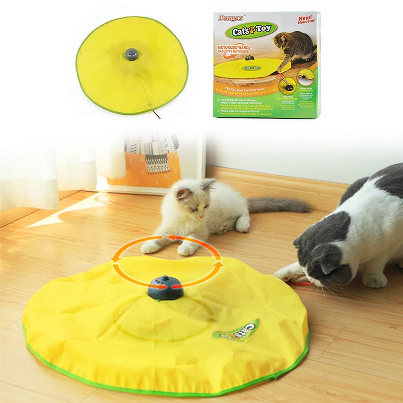 Electronic Motion Moving Toys for Cats Kittens Battery Powered Mimics ...