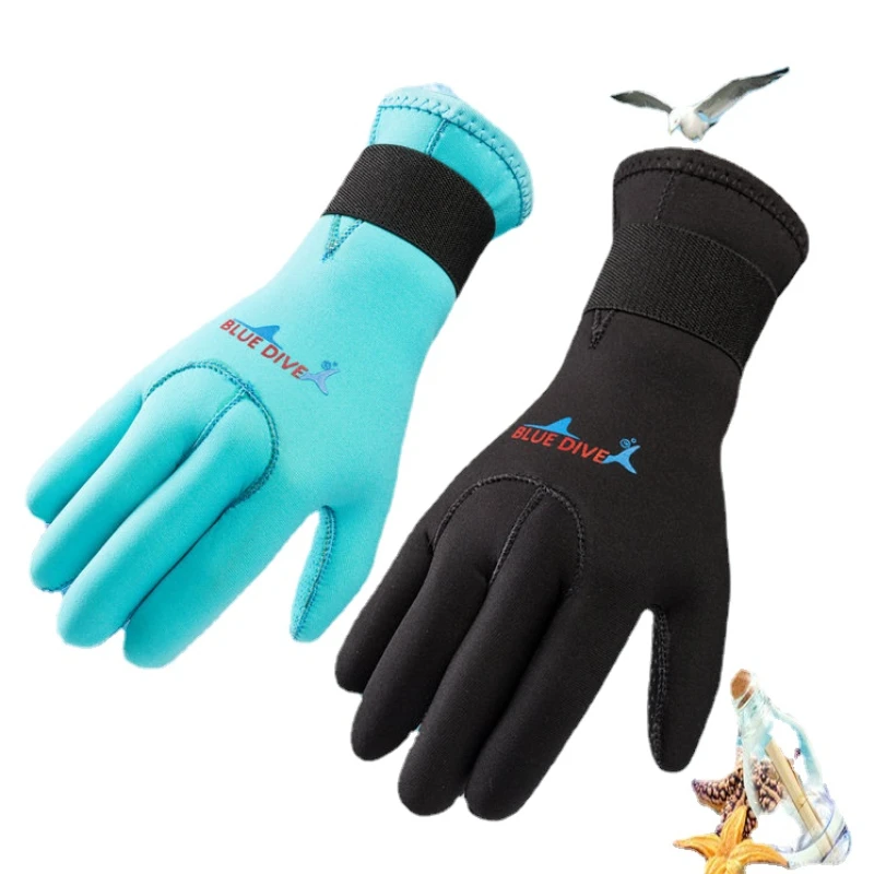 3MM Neoprene Diving Gloves Warm Gloves Scuba Dive Gloves Snorkeling Equipment Anti Scratch Keep ...