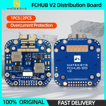 1/2PCS Mateksys FCHUB 12S V2 Distribution Board Hub Power PDB 5V&12V BEC Built-in Current Sensor ...