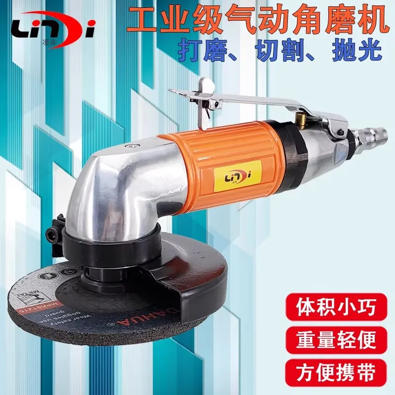 Lingdi At-7048 Lightweight Pneumatic Angle Grinder 4inch Polishing ...