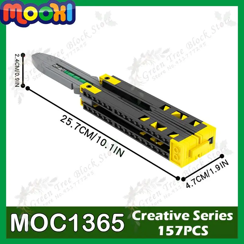 MOC1365-157PCS-Octane-Butterfly-Knife-MOC-Building-Blocks-Creativity-Decompression-Weapon ...