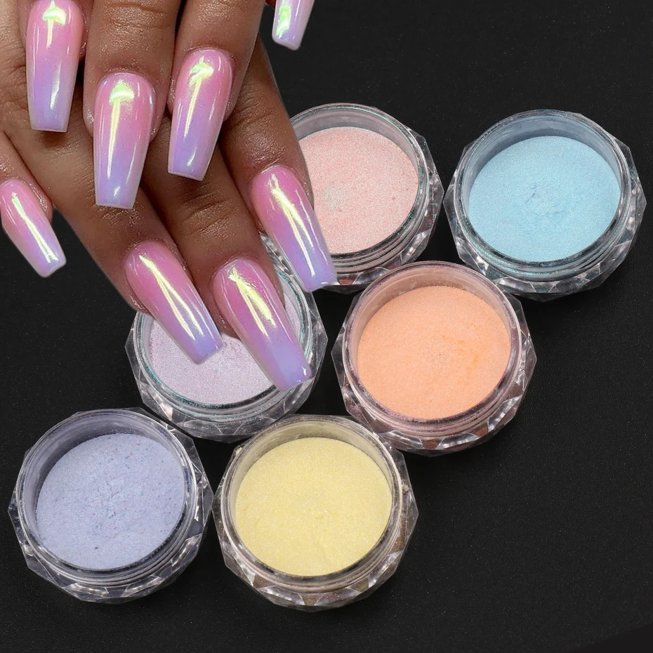 Holographic-Pearl-Glitter-Nail-Powder-3D-Aurora-Mirror-Mermaid-Chrome ...