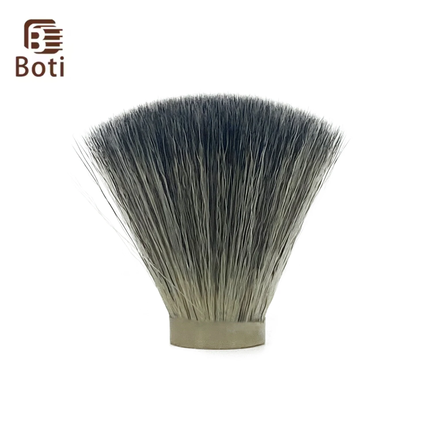 Boti Brush-2025 New Style Imitation Badger Synthetic Hair Knot Fan Type ...
