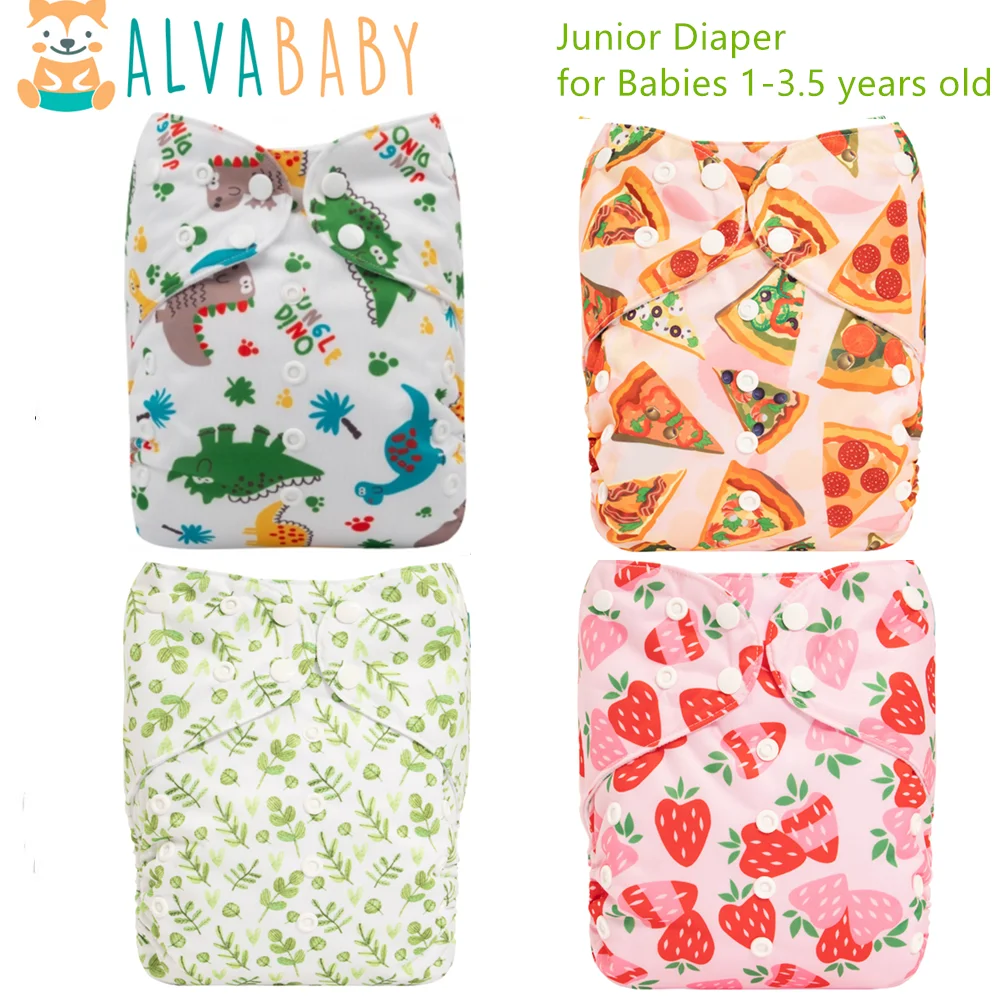 U PICK 1pc AlvaBaby Reusable Big Size Cloth Diapers Baby Large Diaper ...