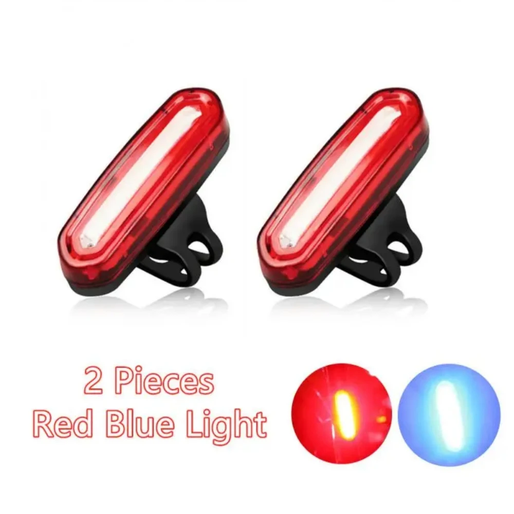1-2PCS-LED-Bicycle-Taillight-Waterproof-Bike-Front-Rear-Light-USB ...